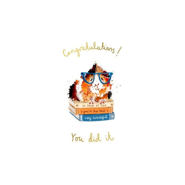 Congratulations - You Did It, Karte mit Couvert von Louise Mulgrew ...